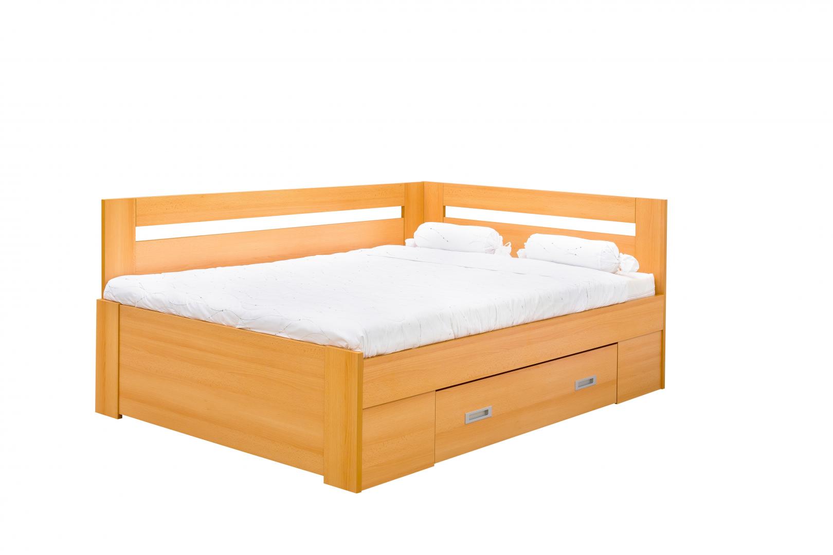 Francouzské lůžko FABIE 140 rohové | IKa Nábytek